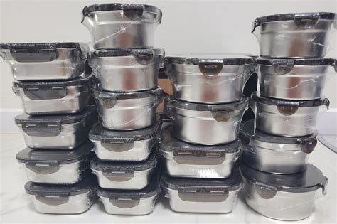 40종스텐찬통세트밀폐용기새상품택배비무료스텐반찬통 헬로마켓