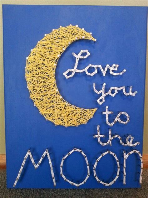 Amore Alla Luna String Art