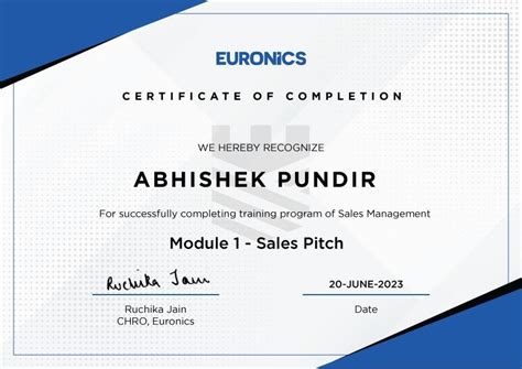 Abhishek Pundir On Linkedin Trainingaccomplished Professionaldevelopment Euronics