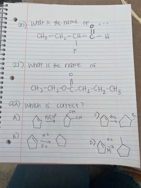 Solved What Is The Name Of Ch Ch Ch C H F Chegg Com