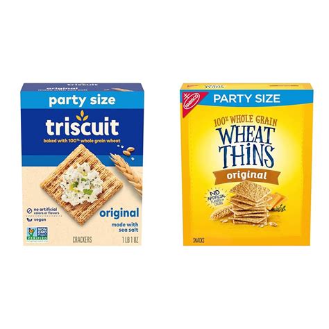 Triscuit Original Whole Grain Wheat Vegan Crackers And