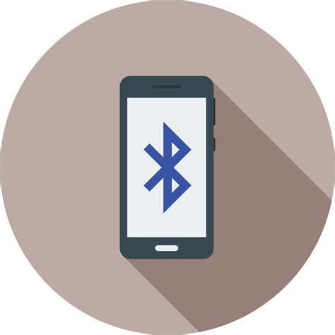 Bluetooth Connectivity Flat Long Shadow Icon 11267762 Vector Art At Vecteezy