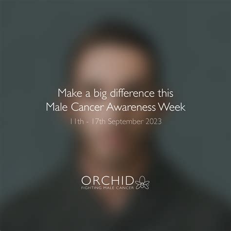 Orchid Fighting Male Cancer Upcoming Male Cancer Awareness Week 2023