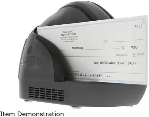 Magtek 22370001 Imagesafe Check Reading And Imaging Device 3 Track Integrated Scra Usb Black