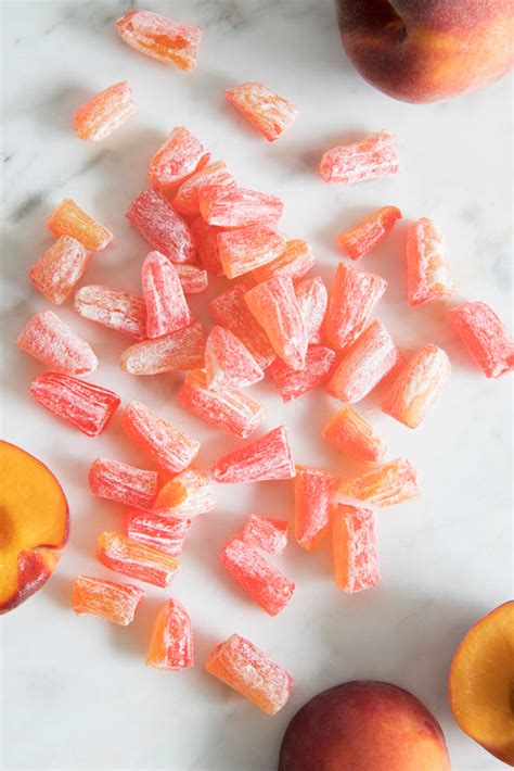 Peach Hard Candies Peach Buds Butterfields Candies