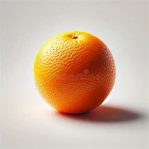 Fresh Orange Close Up Vibrant Citrus Fruit With Textured Skin Stock Illustration