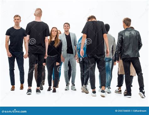 Diverse Groups Of Youth Stepping Towards Each Other Stock Image Image