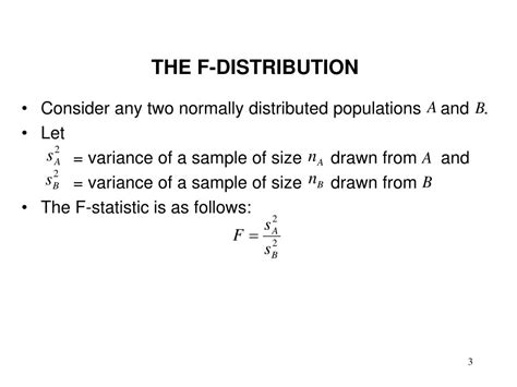 Ppt Lesson 17 The F Distribution Powerpoint Presentation Free Download Id4104181