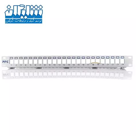 پچ پنل CAT A SFTP UTP پارسیان فیبر ارتباط همراه با کیستون توسعه شبکه و ارتباطات شایگان