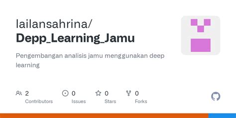 Github Lailansahrina Depp Learning Jamu Pengembangan Analisis Jamu Menggunakan Deep Learning