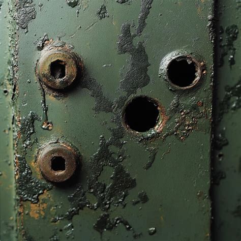 A Closeup Of A Targets Repair Process Including Patching Holes And Maintaining Target Integrity