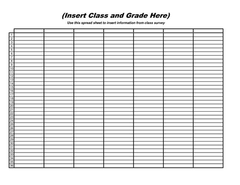 Blank Excel Spreadsheet Printable Easy Printable Templates