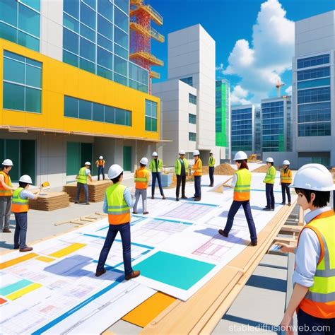 Construction Planning With Primavera P6 Stable Diffusion Online