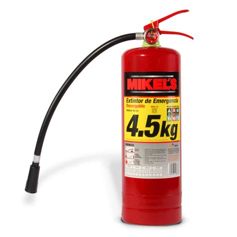 Extintor De Emergencia Recargable 4 5 Kgs Mi Autoparte