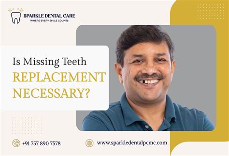 Is Missing Teeth Replacement Necessary Sparkle Dental Care