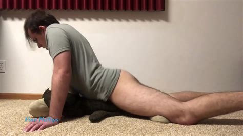 Slutty Soft Sub Gets Naughty With His Stuffed Monkey Pal