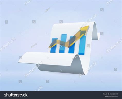 Papers Graphs Data Analytics 3d Illustration Stock Illustration 2220132207 Shutterstock