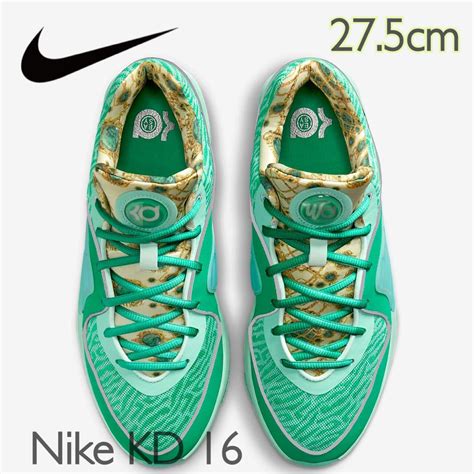 Nike Kd 16 Mint Foam Emerald Rise Stadium Green Metallic Silverナイキ Kd16