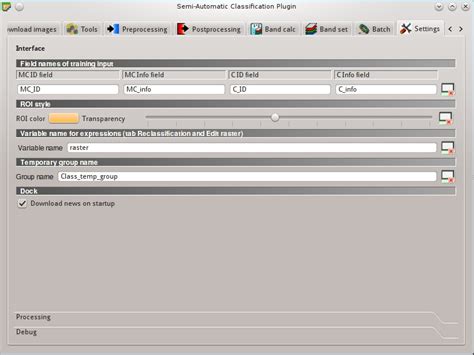 5 Main Interface Window — Semi Automatic Classification Plugin 5321