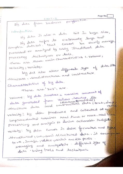 Unit 3 B Sc Data Science Studocu