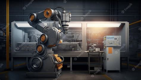 Premium Photo Universal Industrial Robotics Arm Automatic Robotic