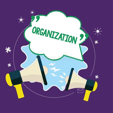 Conceptual Hand Writing Showing Organization Business Photo Text