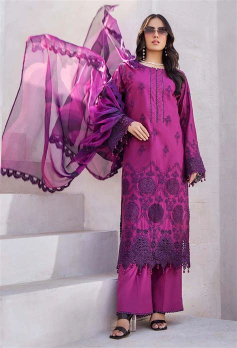 Lasserkari By Adans Libas Luxury Chikankari D 3900 Siyaab Lawn Hub