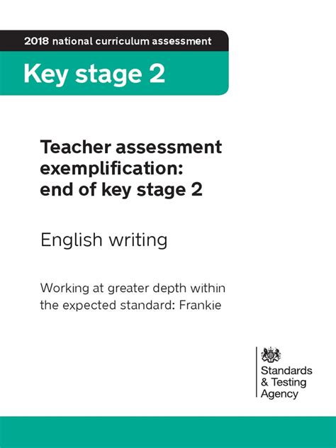 2018 Exemplification Materials Ks2 Gds Frankie Pdf Cognitive