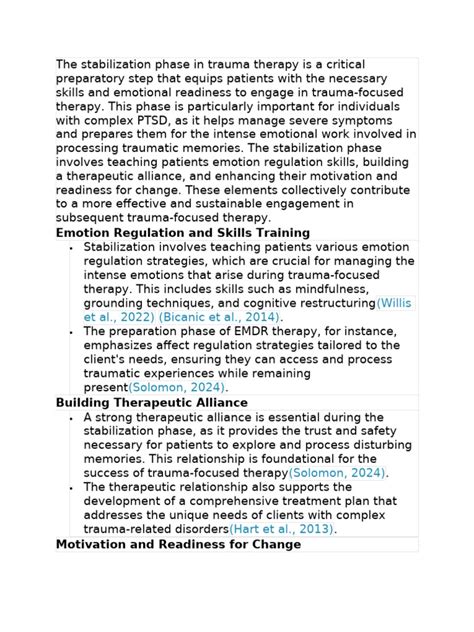 Stabalization Techniques Pdf Psychological Trauma Therapy