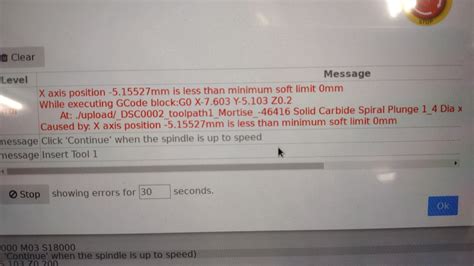 help x toolpath is off onefinity cnc forum