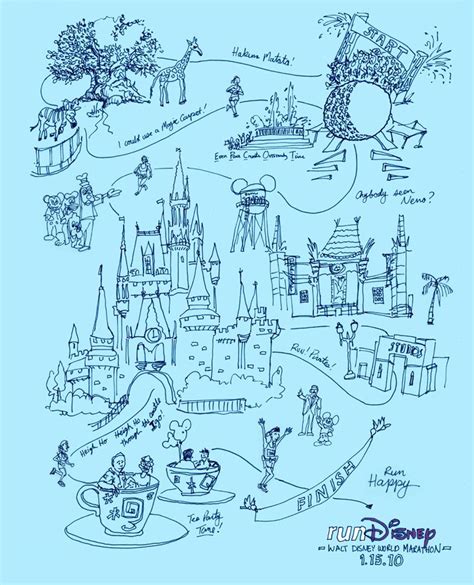 Disneyland Map Coloring Page Digital Download Disneyland Print Out