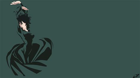 One Punch Man Green Hair Minimalist Anime Tatsumaki One Punch Man