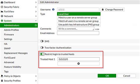 Correctly Setting Up Trusthosts On Fortigate Security Spiceworks