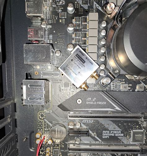 upgrading m 2 wifi module on mpg z490m gaming edge wifi ms 7c76 msi