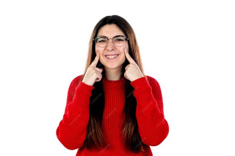 Premium Photo Brunette Girl With Glasses Premium Photo Brunette Girl With Glasses