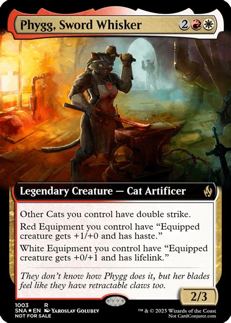 Extra Sharp Phygg Sword Whisker Daily Commander 1003 Rcustommagic