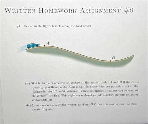 Solved Written Homework Assignment 9 1 The Car In The