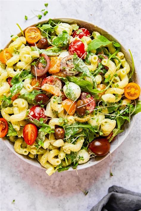 Green Goddess Pasta Salad Summer Pasta Salad Pasta Salad Recipes