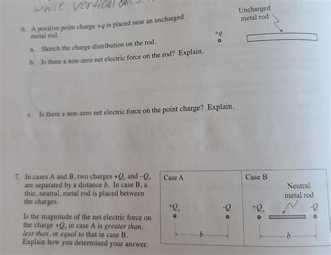 solved c is there a non zero net electric force on the
