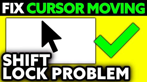 How To Fix Cursor Moving With Shift Lock Problem Roblox 2025 Step By Step Youtube