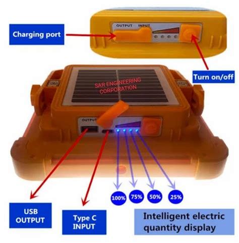 Led Rechargeable Emergency Light Led Solar Portable Rechargeable Led