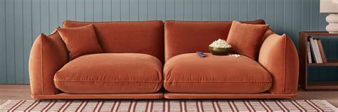 Orange Sofas Burnt And Rust Orange Tones Loaf
