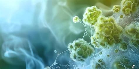 Mold Spores Dispersing To Form Mold Colony Concept Mold Growth Spore