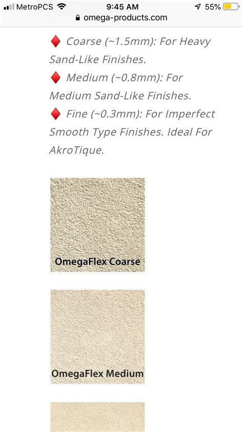 Omega Flex Stucco Color Chart