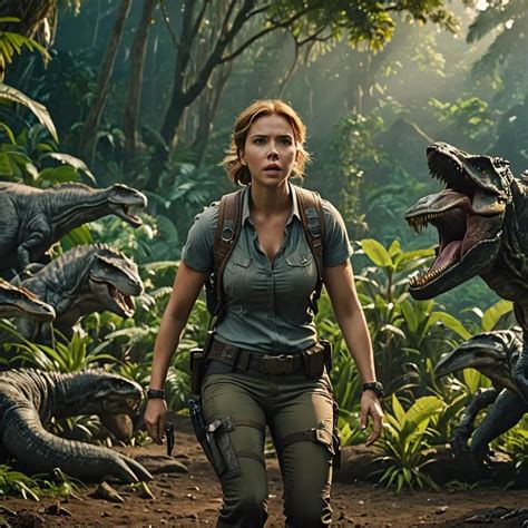 Scarlett Johansson In New Jurassic World First Look At Revival