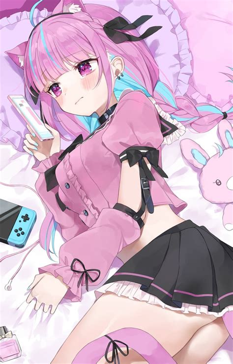 Minato Aqua Hololive Drawn By Tatsuyoshi Zawahomura Danbooru