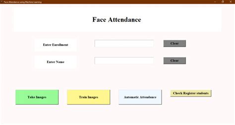 Face Attendance System Using Machine Learning Complete Project Project In Python With Source