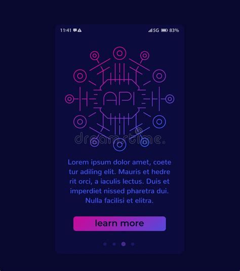 Api Application Programming Interface Vector Stock Vector