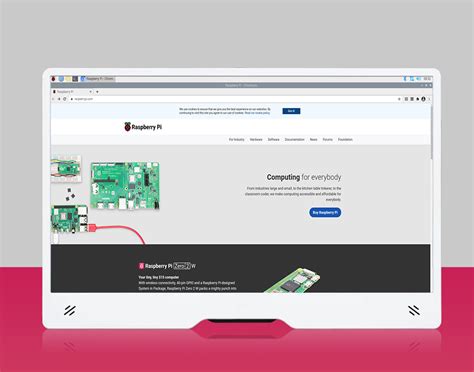 Raspberry Pi Monitor Redwhite Điện Tử Proe