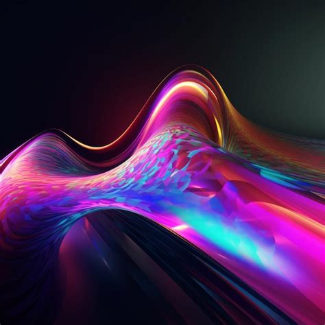 Premium Ai Image Abstract Fluid 3d Generative Ai